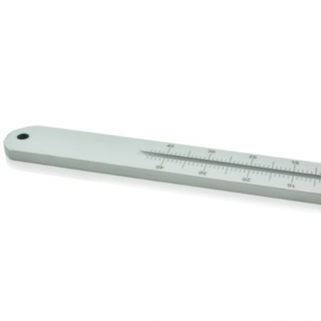 Regla Endodoncia Aluminio